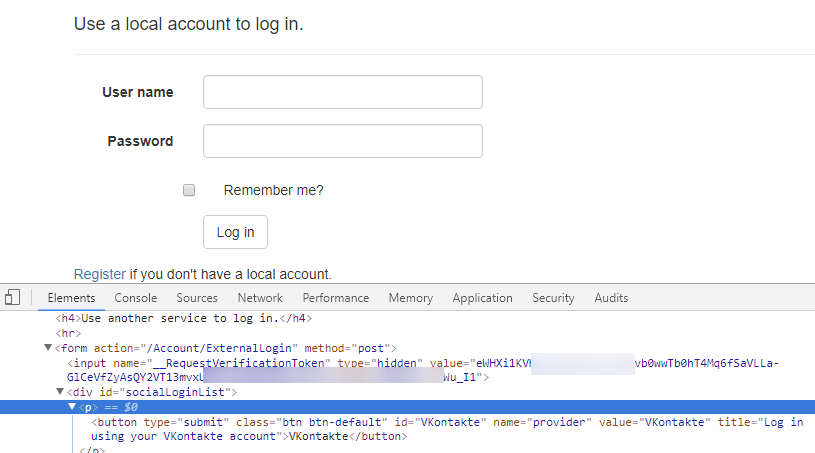 Mvc Login By Vkontakte In Asp Mvc5 Stack Overflow 0508