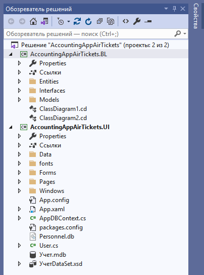 Учет заявок на авиабилеты C Wpf Winforms Sql Server Sqlite